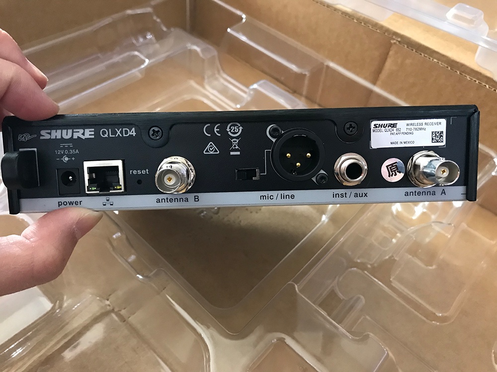 Shure QLXD24/SM58 Digital Wireless Microphone Handheld Rackmount Mic System For Professional ...