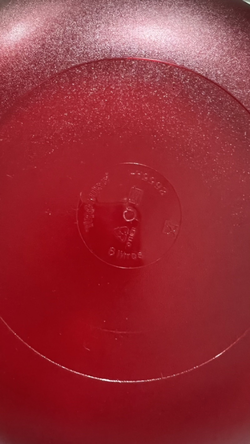 Tupperware Table Collection 6L Red (1pc) | Shopee Singapore