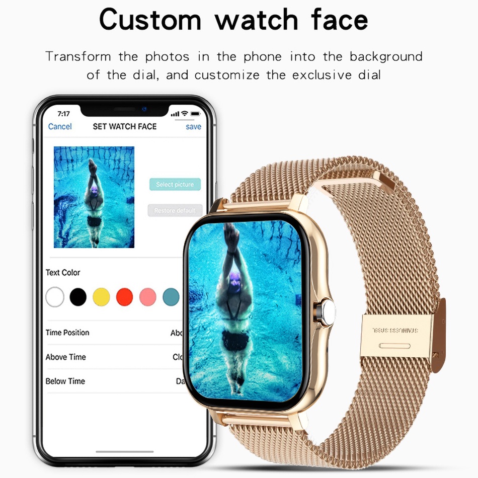 Smartwatch Y13 Smart Watch With 1.69 Inch Screen Bluetooth Call ...