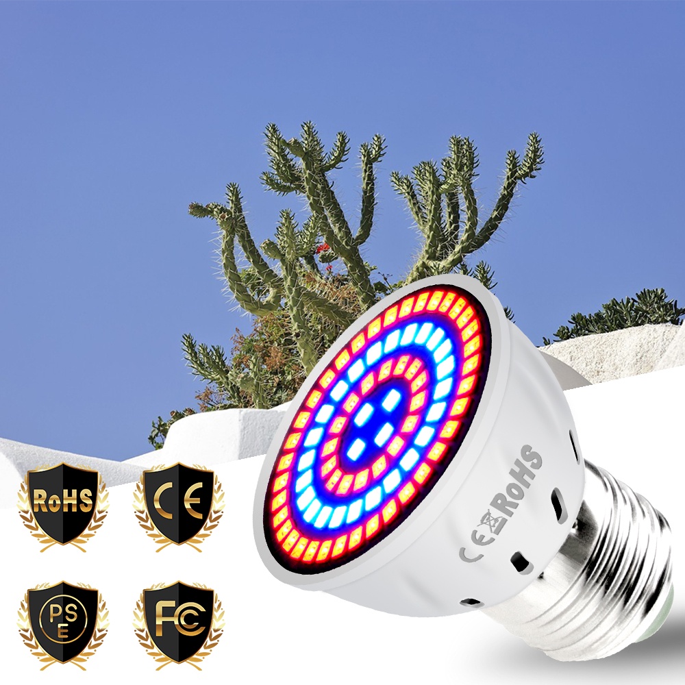 Full Spectrum E27 Grow Bulb E14 Led Plant Grow Light MR16 Greenhouse ...