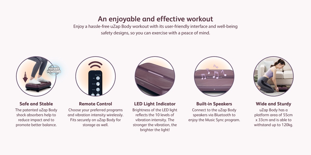 OSIM uZap Body Vibration Exercise Board | Shopee Singapore