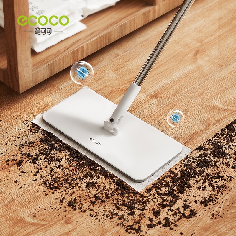 Ecoco flat mop, electrostatic dust mop, 360 rotatable mop, disposable ...