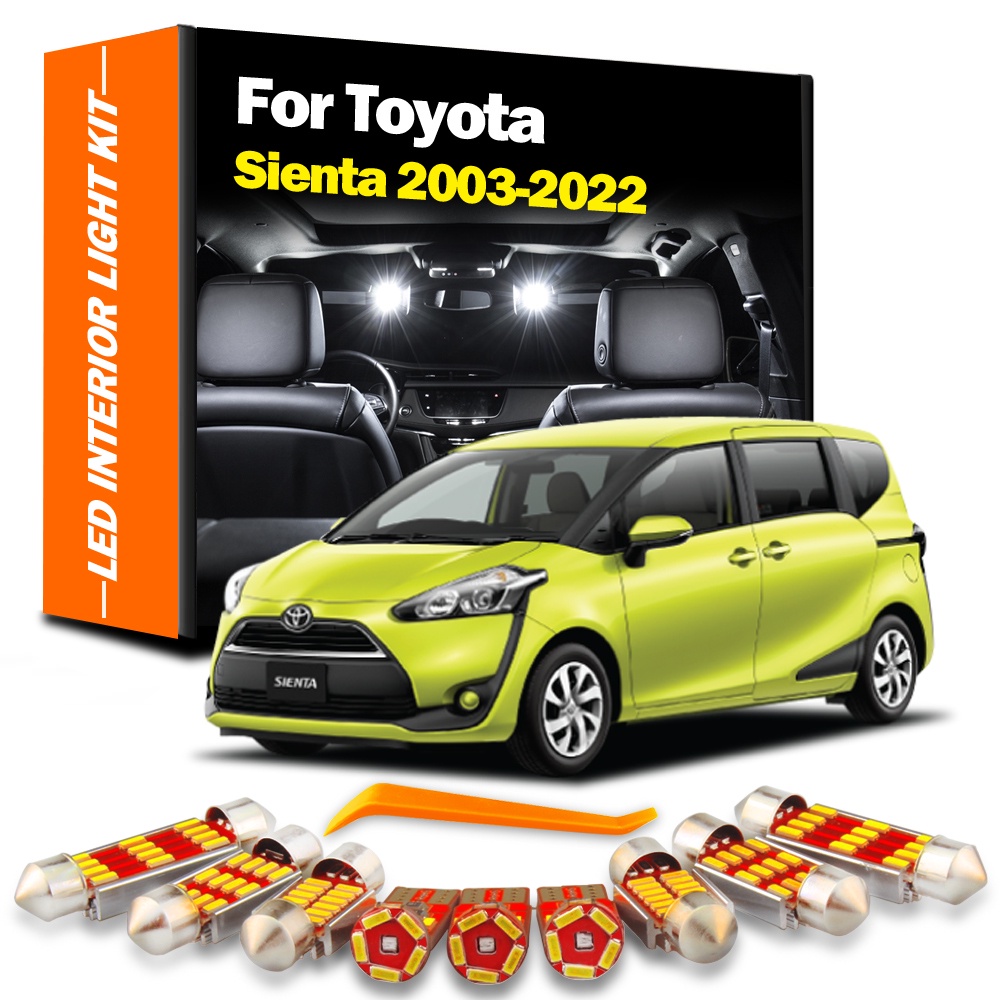 Interior LED For Toyota Sienta 2003-2015 2016 2017 2018 2019 2020 2021 ...