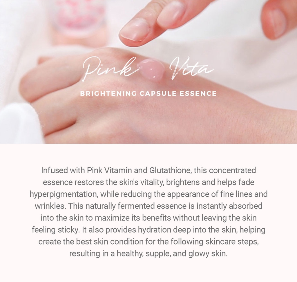 [SUR.MEDIC+] Pink Vita Brightening Capsule Essence (32ml) | Shopee ...