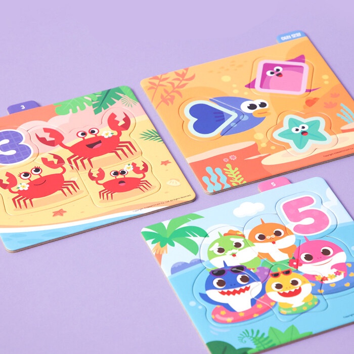 Pinkfong Baby Shark Baby Puzzle Number Play: Fun, educational children ...