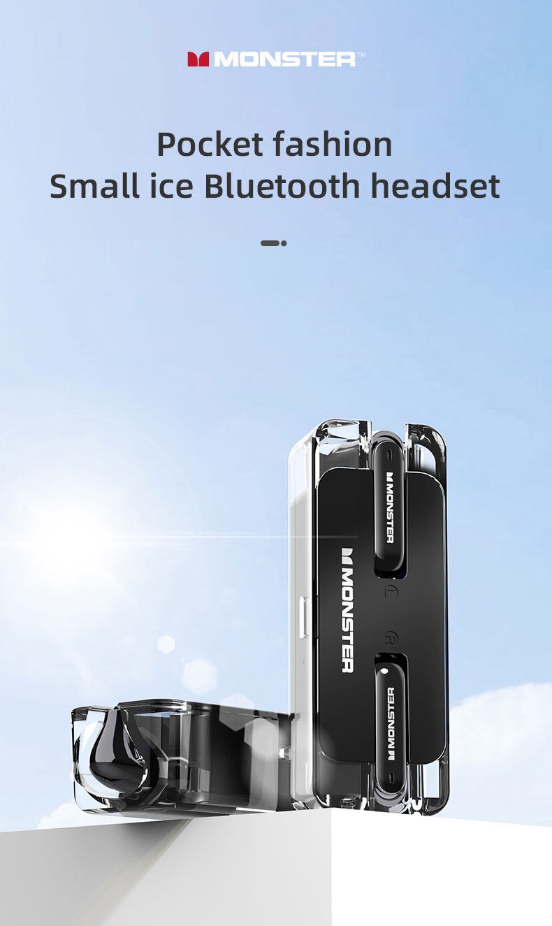 Monster XKT08 Bluetooth Wireless Earphone Low Latency Smart Touch ...