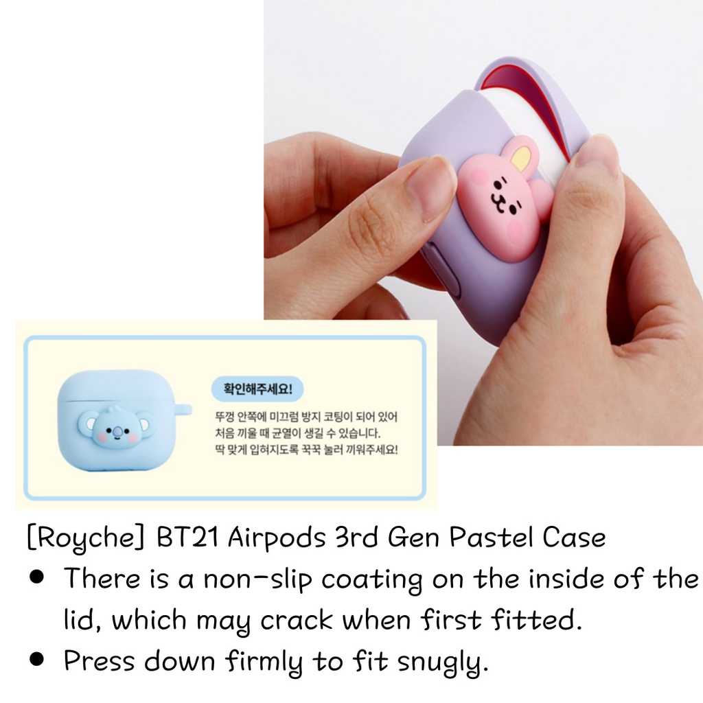 Royche BT21 Airpod 3rd Gen pastel Case - 7 colors | Shopee Singapore