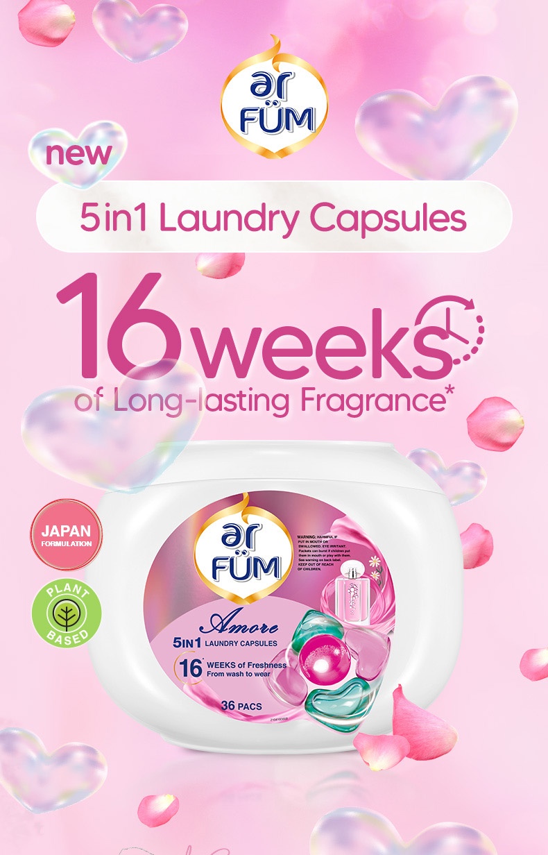 ar FÜM 5in1 Laundry Capsules Refill Pack 45 Pods | Shopee Singapore