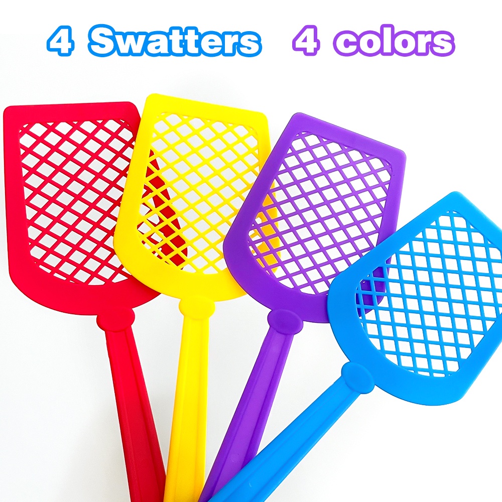 4Pcs Fly Swatter Children Educational Toys Preschool Classroom Sight ...