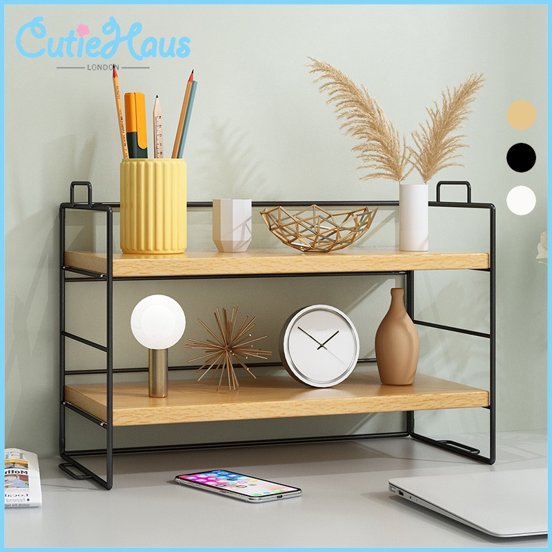Cutiehaus 2 Layers Desktop Racks Desks Storage Offices Dormitory Study ...