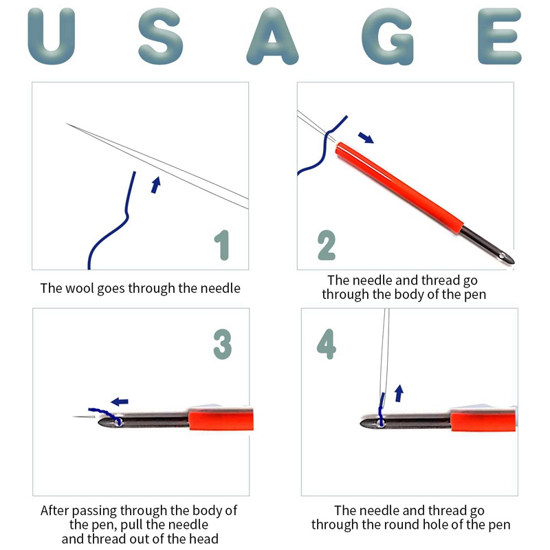 【SG Stock】[Children Gift] Cross Stitch Kit Poke Embroidery Punch Needle ...