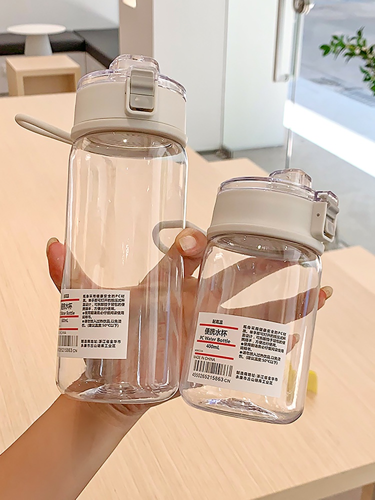 350ml/550ml/800ml space cup new bouncing cover handy cup sports plastic water bottle creative ...