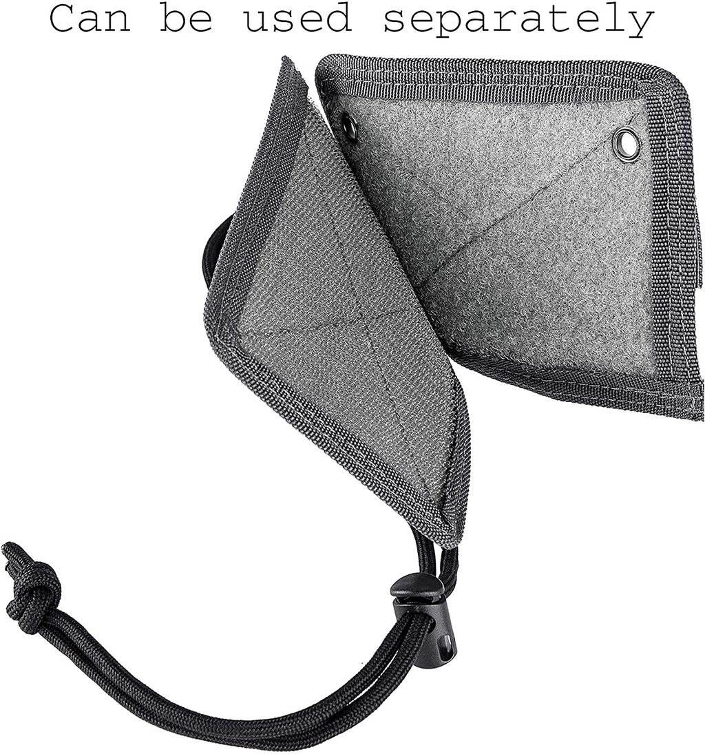 ID Holder Tactical Pouch File Folder Organizer Bag Military Nylon Chest ...