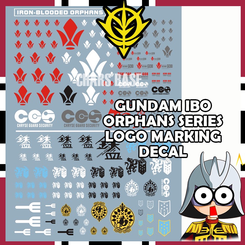 BARBATOS IBO ORPHANS BLOODED LOGO MARKING DECAL DALIN DECAL 03IBO ...