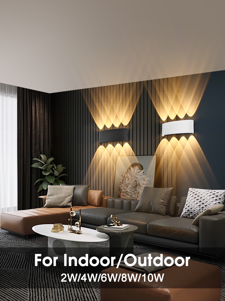 Led Wall Lamp Waterproof Wall Light Outdoor Indoor Home Lighting 2w 4w ...