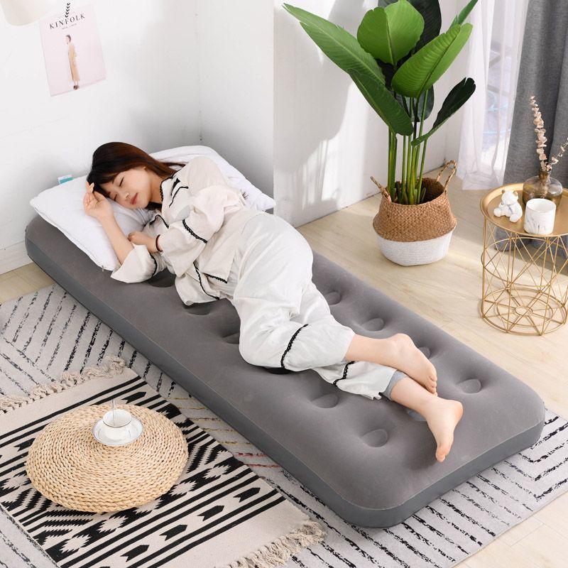 Home Inflatable Mattress Single Lazy Inflatable Bed Lunch Break Folding ...
