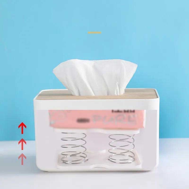 Double Spring Design Tissue Tray Napkin Box Inner Support Rack Easy to ...