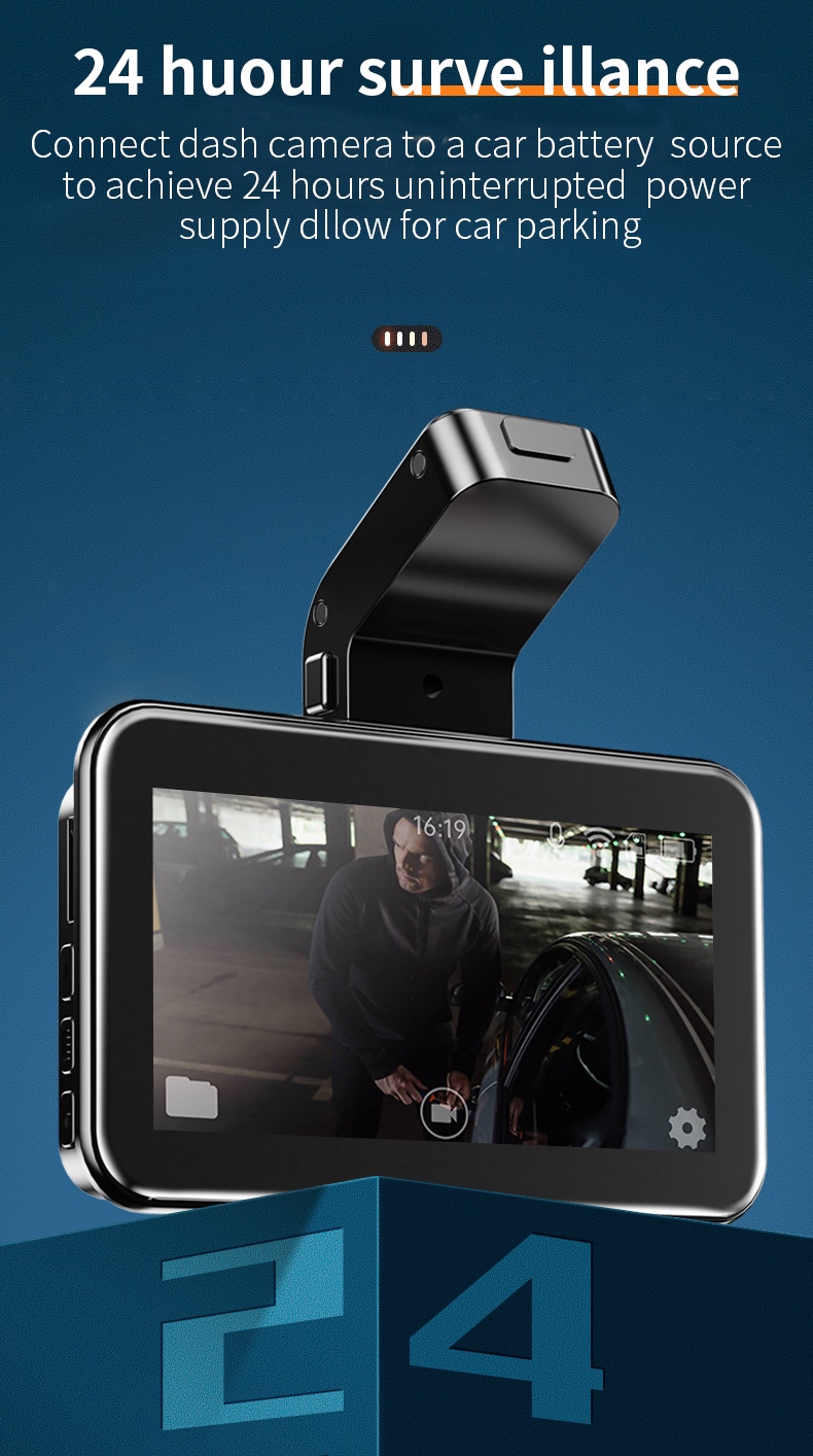 Dashcam 1440P Dashboard Car Dashboard Camera WIFI DVR Recorder Dual ...