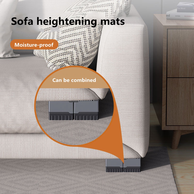 OATSBASF Table Sofa Heighten Foot Pads Furniture Floor Protectors Mats ...