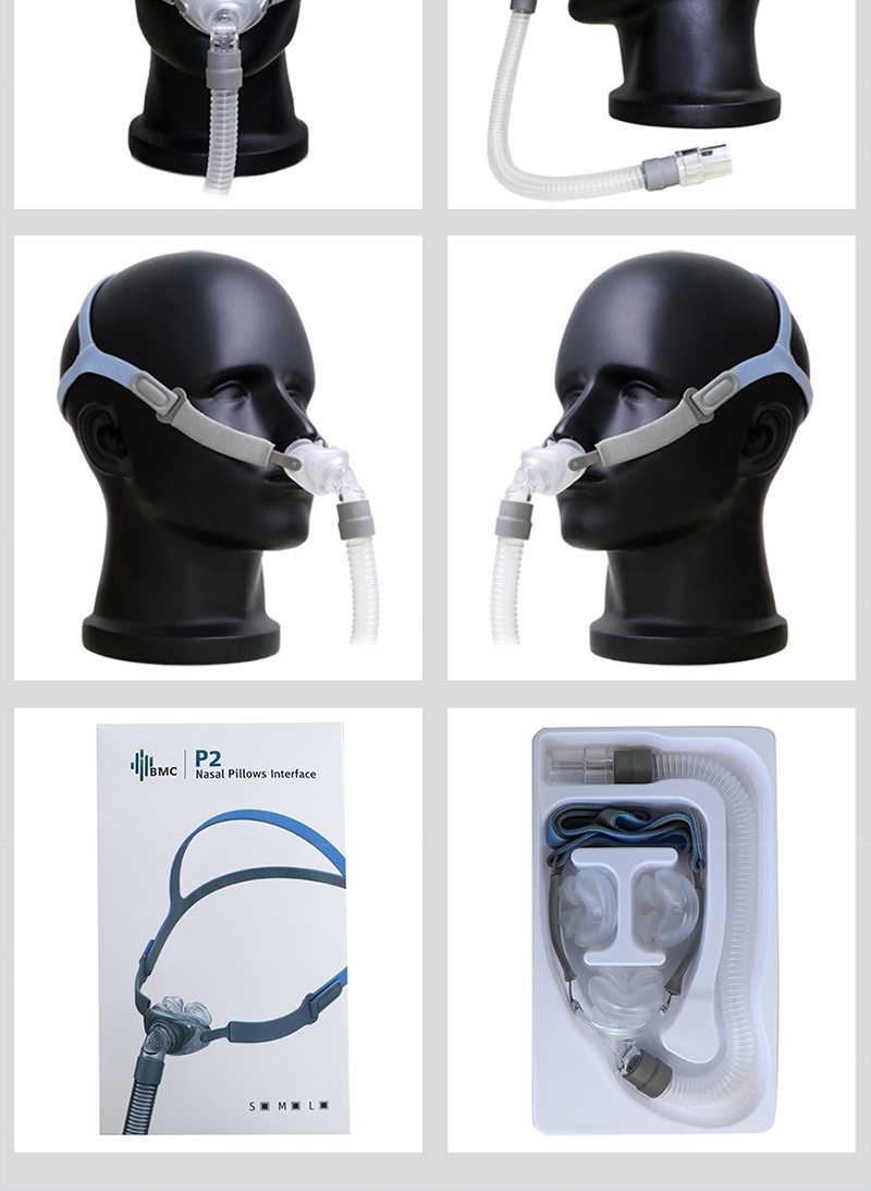 BMC P2 Nasal Pillow CPAP Mask Silicone SML Size All In Medical Sleep ...