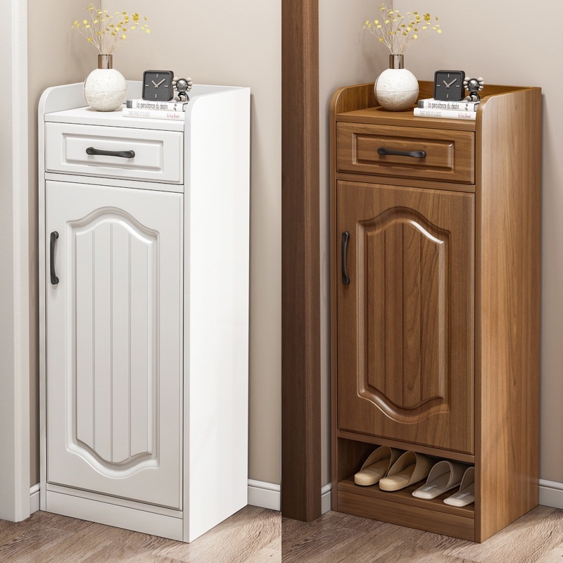 Theshy Narrow Small Shoe Cabinet, Simple And Modern Outside The Door ...