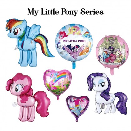 My Little Pony Theme Balloon Set Foil Twilight Sparkle Applejack ...