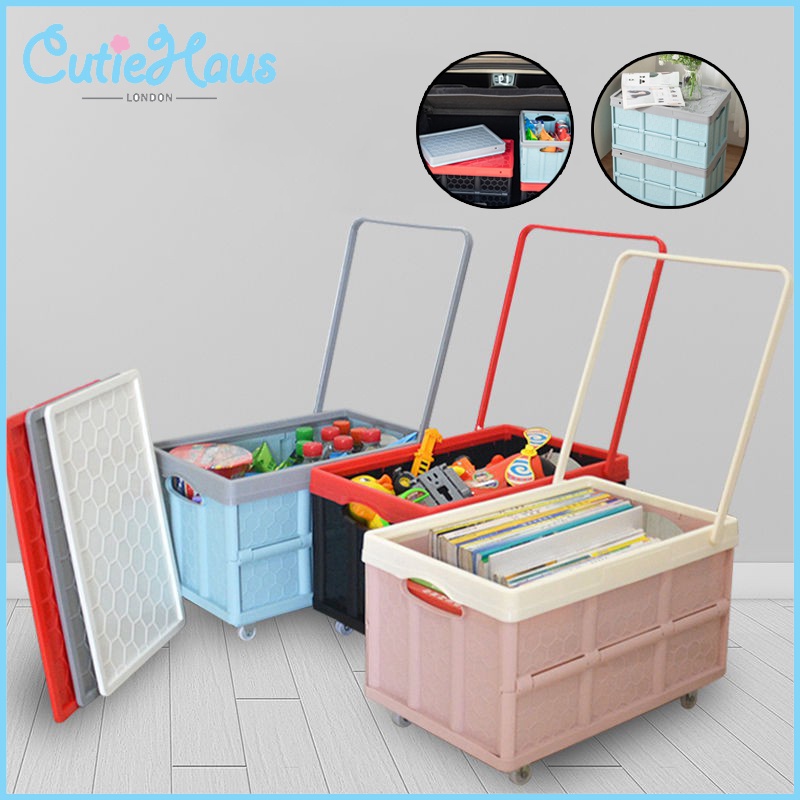 Cutiehaus Storage Box With Wheels Organizer Box Classroom Loading Book ...