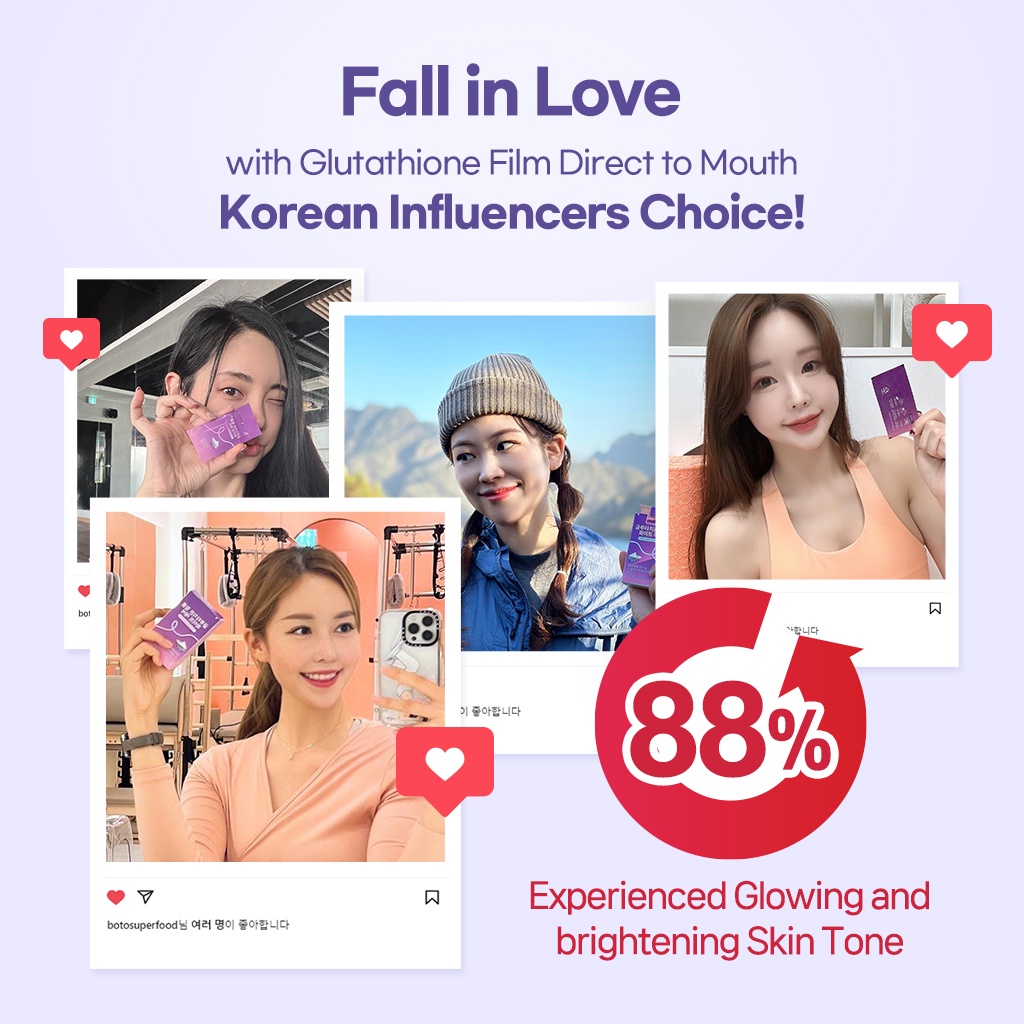 [NEW ITEM] BOTO Glutathione Film Direct to Mouth | Shopee Singapore