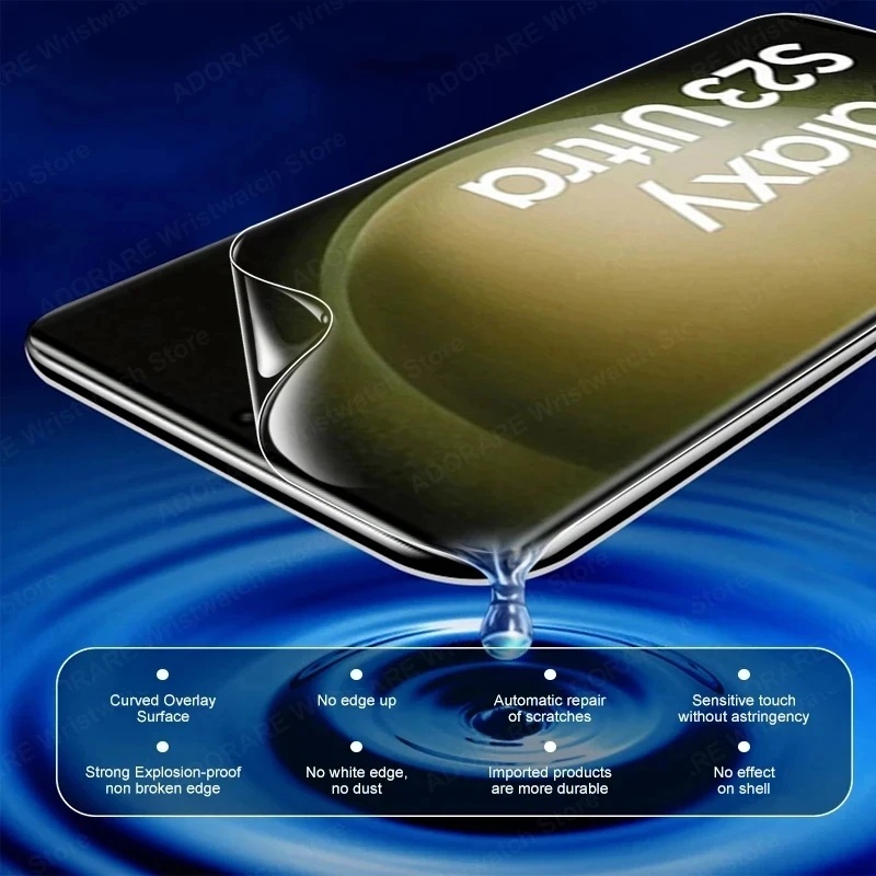 Full Cover Hydrogel Film For Samsung Galaxy S23 S22 S21 S20 Plus S23 ...