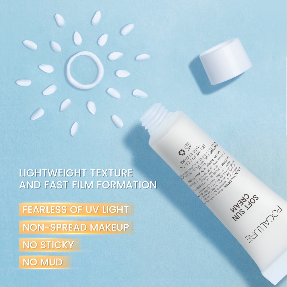 FOCALLURE Sunscreen 4-in-1 Intensive Defense Sunscreen Gel SPF50PA+++ 2 ...