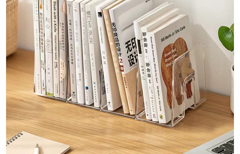 Divided Book Stand Book Organizer Box Children's Picture Book Desktop ...