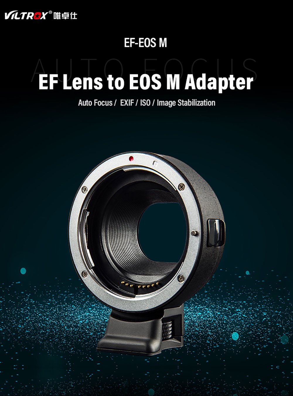 Viltrox EF-EOSM Electronic Auto Focus Lens Adapter for Canon EOS EF/EF ...