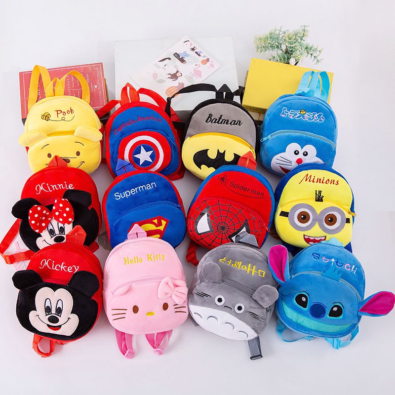 Cartoon Plush Toy Bag Infants Kids Boy Girl Early School Preschool ...