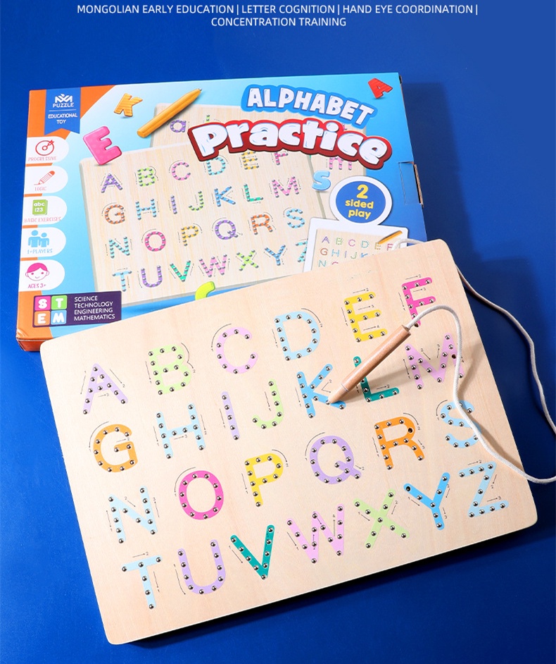 Treeyear Magnetic Letters Practicing Board, Magnets Tracing ABC ...