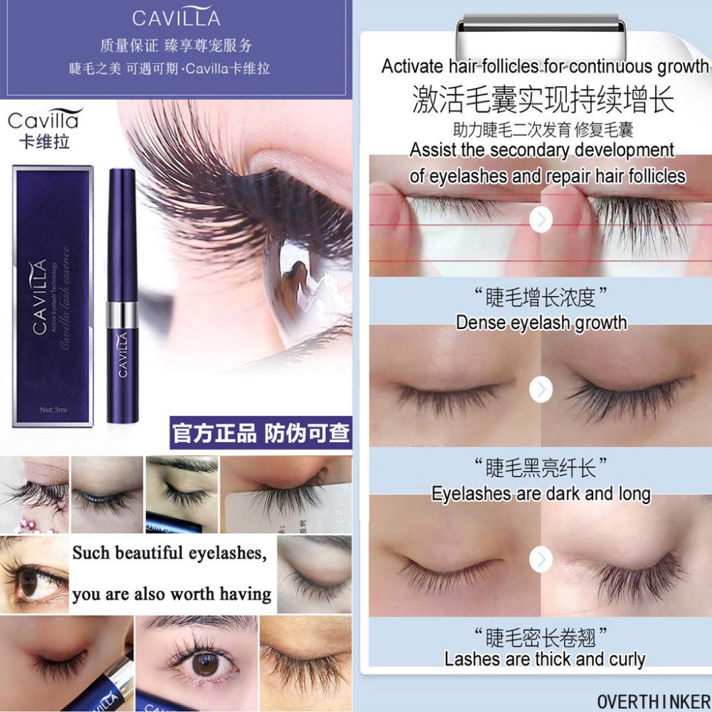 Original Cavilla Eyelash Growth Serum | Shopee Singapore