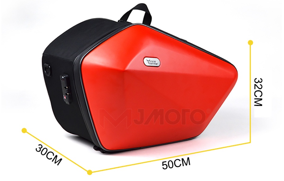 Motocentric Motorcycle Saddle Bag Waterproof Motorbike Side Bag Large ...