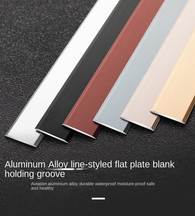 Metal Decorative Moulding Flat Bar Titanium Aluminum Alloy Blank ...