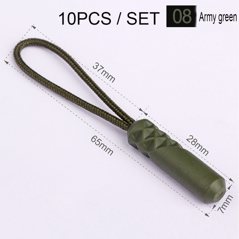 10Pcs Broken Buckle Fixer Pull Zipper / Puller End Fit Rope Tag ...