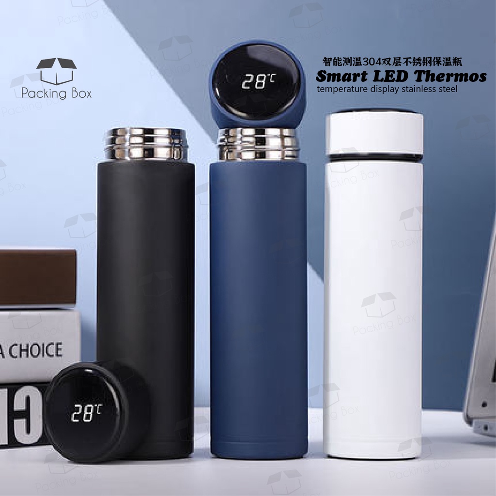 500ml Fashion Smart Temperature Flask LED Display Vacuum Thermal Flask ...