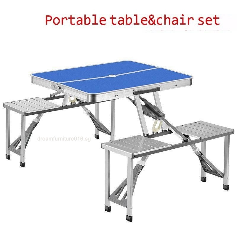 Outdoor Folding Tables And Chairs Portable Stall Tables Aluminum Alloy ...