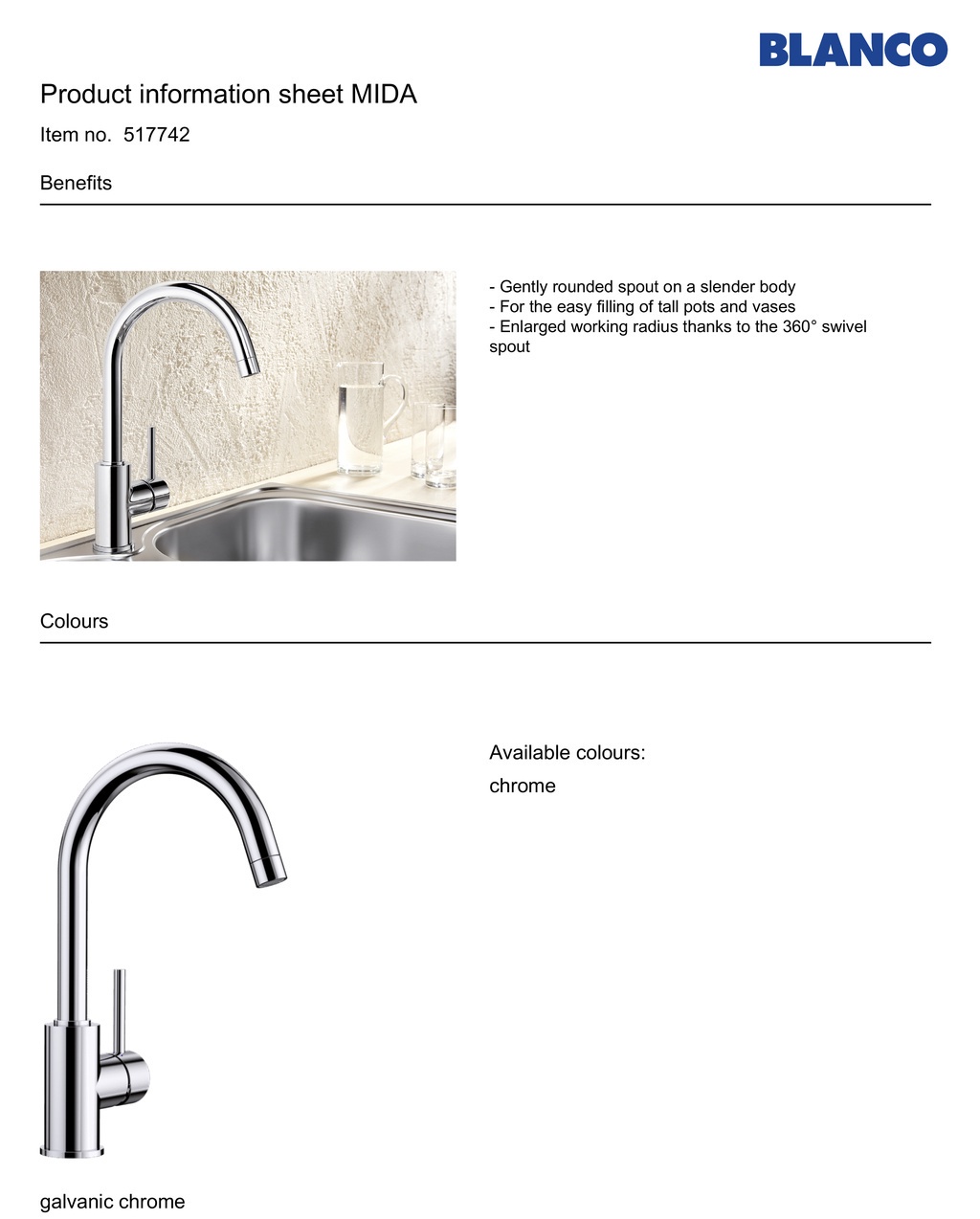 Blanco x sgPlumbMart Mida (Chrome/Anthracite/Black Matt) Kitchen Sink ...