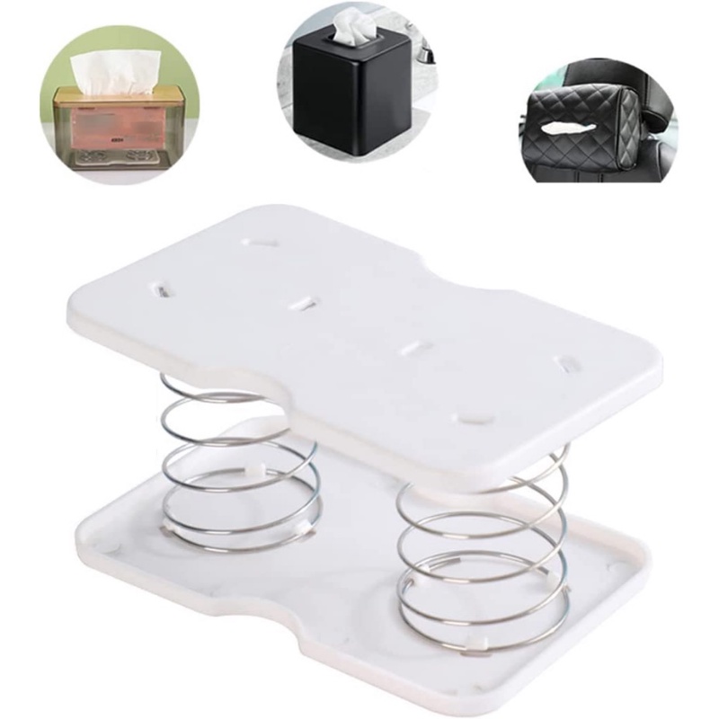 Double Spring Design Tissue Tray Napkin Box Inner Support Rack Easy to ...