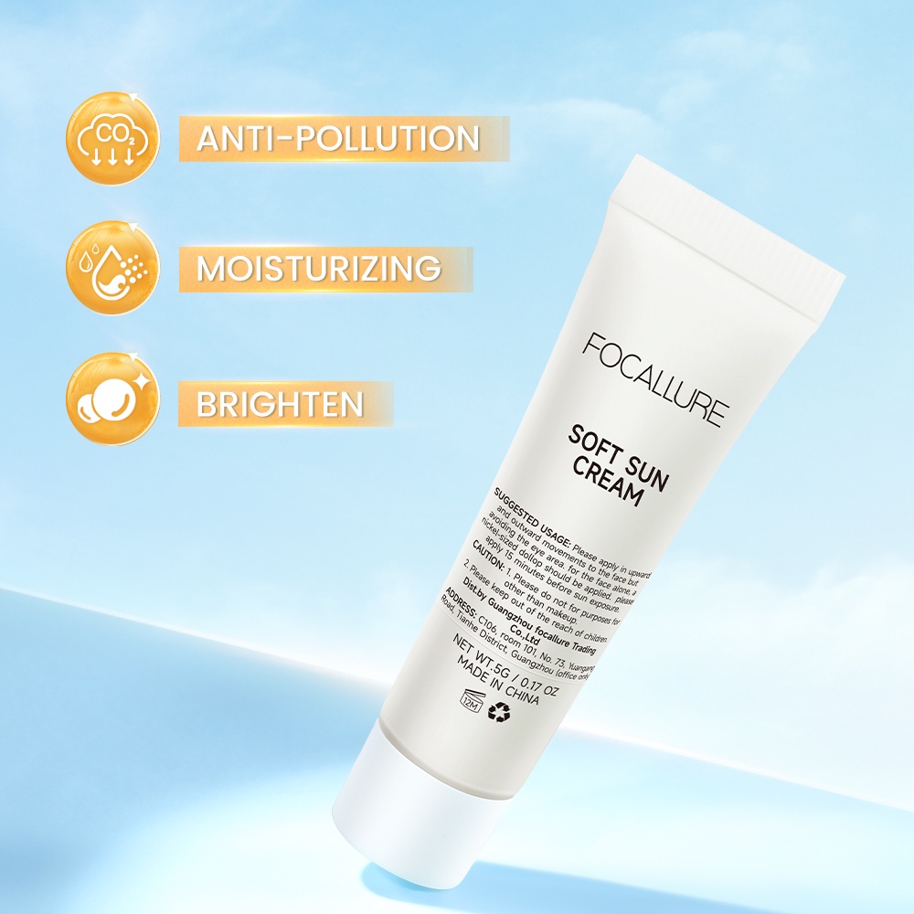 FOCALLURE Sunscreen 4-in-1 Intensive Defense Sunscreen Gel SPF50PA+++ 2 ...