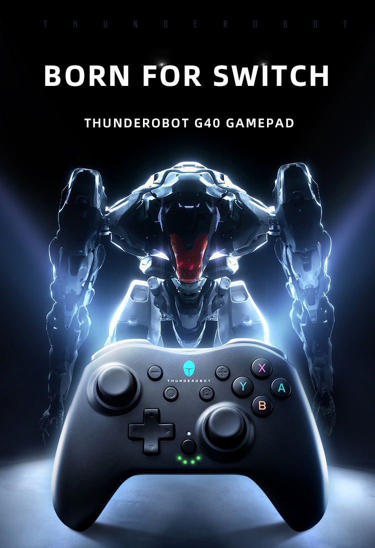 Thunderobot G40 Wired/Bluetooth Gamepad Controller Switch Layout Xbox-like Six-axis Gyroscope ...