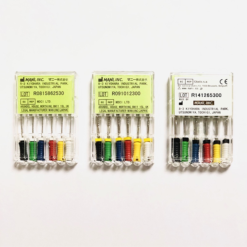 6 Pcs Pack / K-files Endodontic Stainless Steel Dental Endodontics For ...