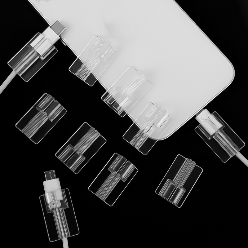 [Featured] 1/5Pcs Clear USB Cable Cover Charger Cord Protector Clip ...