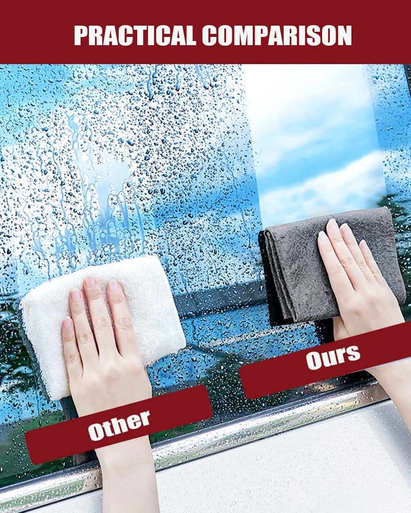 【NEW】Microfiber Magic Glass Wiping Rags Cleaning Glass Cloth For House ...