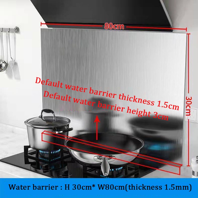 304 Stainless steel grease shield hood frying grease plate grease trap ...