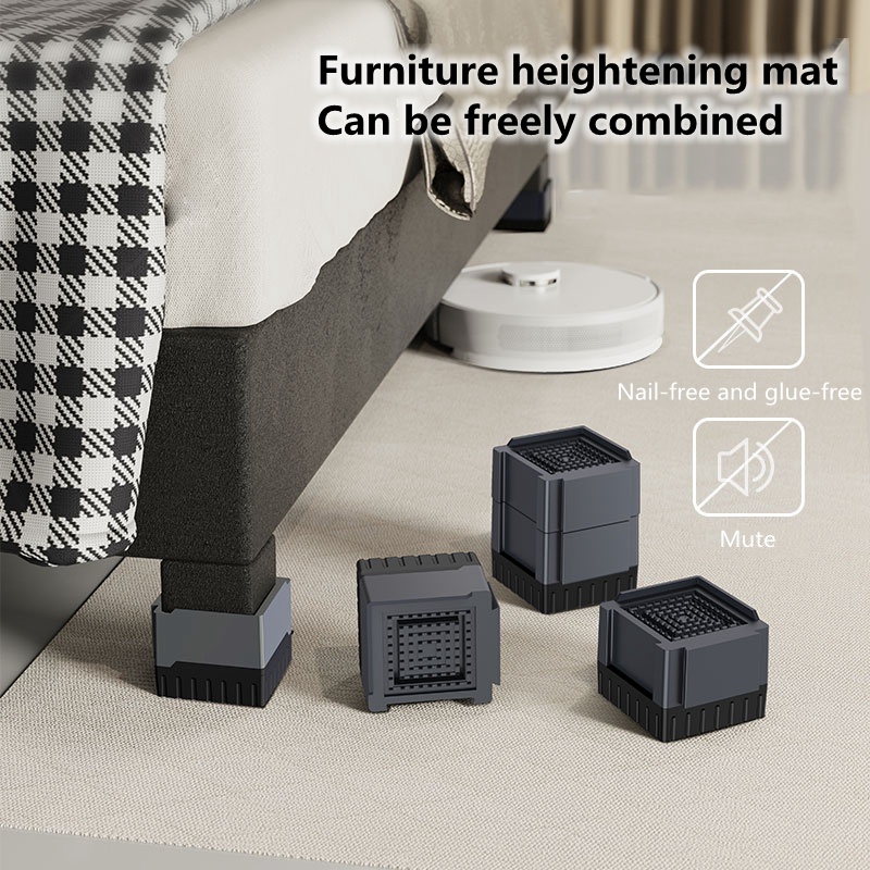 OATSBASF Table Sofa Heighten Foot Pads Furniture Floor Protectors Mats ...