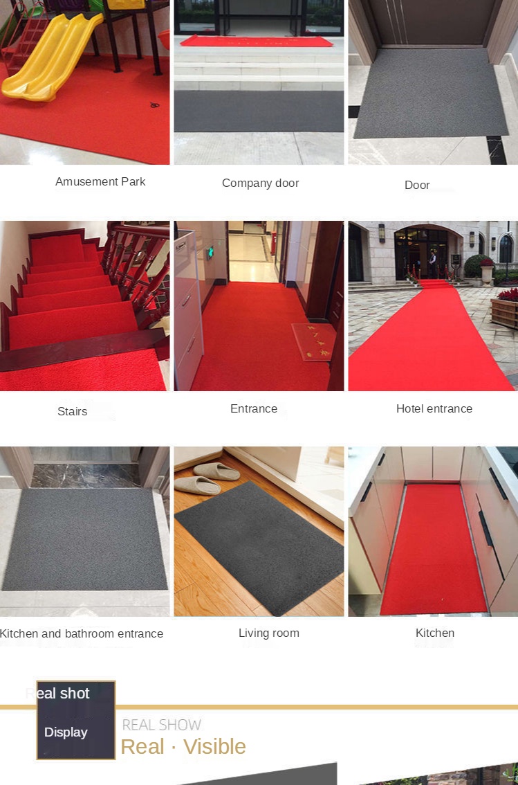 🔥Custom Size🔥 PVC Welcome Floor Mat Entrance Door Mat Hotel Entrance ...